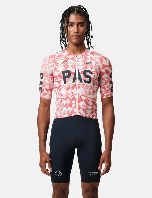 Pas Normal Studios PAS Mechanism Pro Origami Jersey - Red/White ...