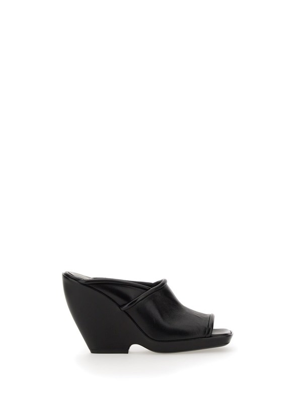 khaite The Stagg 105mm Mules - Black | Garmentory