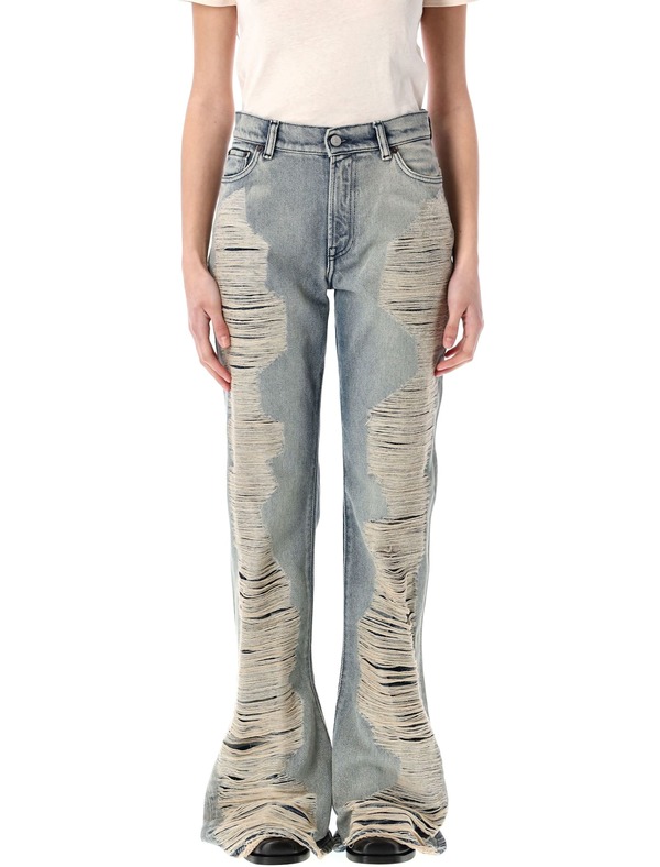 Acne Studios Bootcut Fit Jeans - Mid Blue | Garmentory