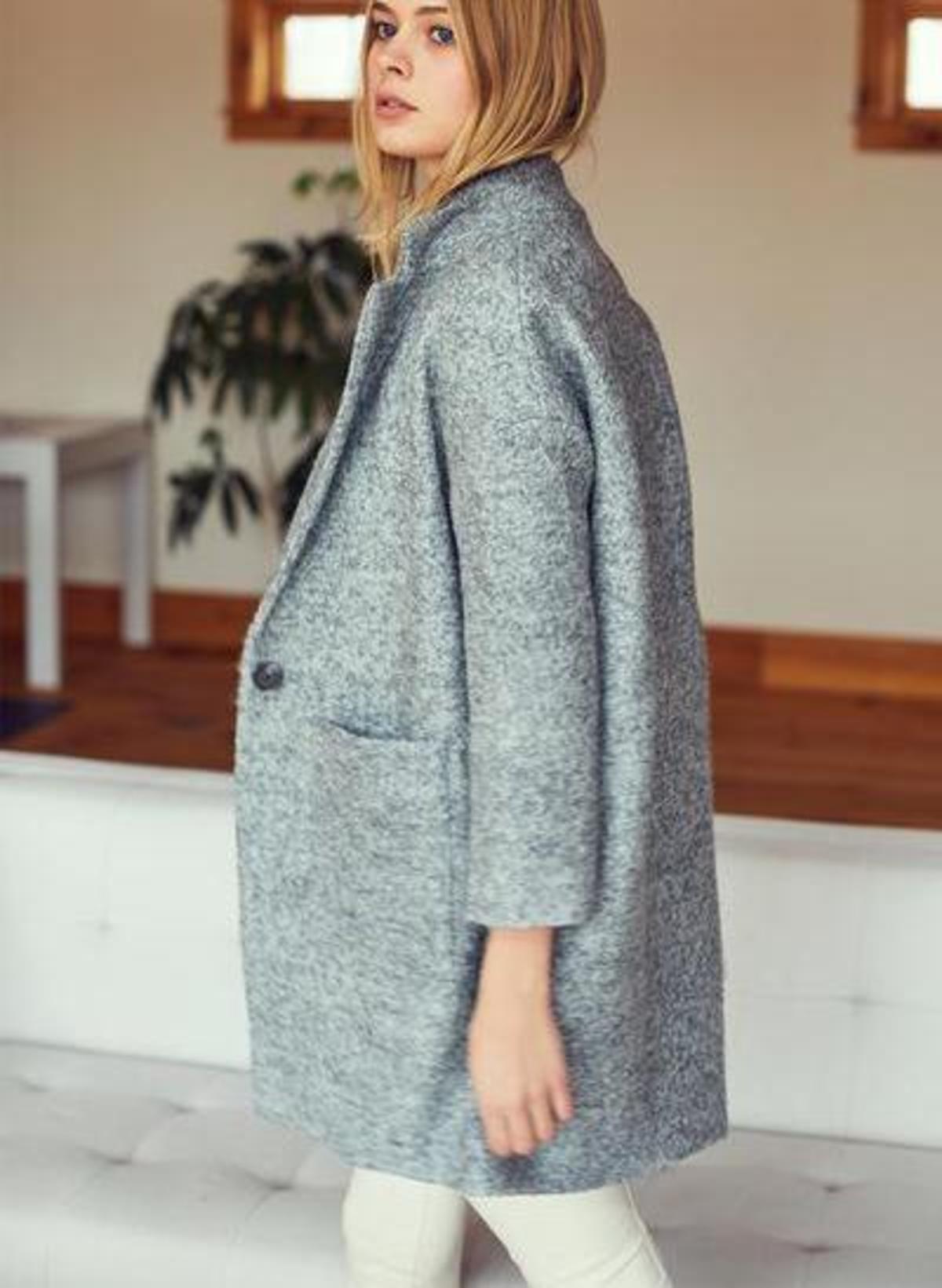 Emerson Fry Car Coat - Heather Grey | Garmentory
