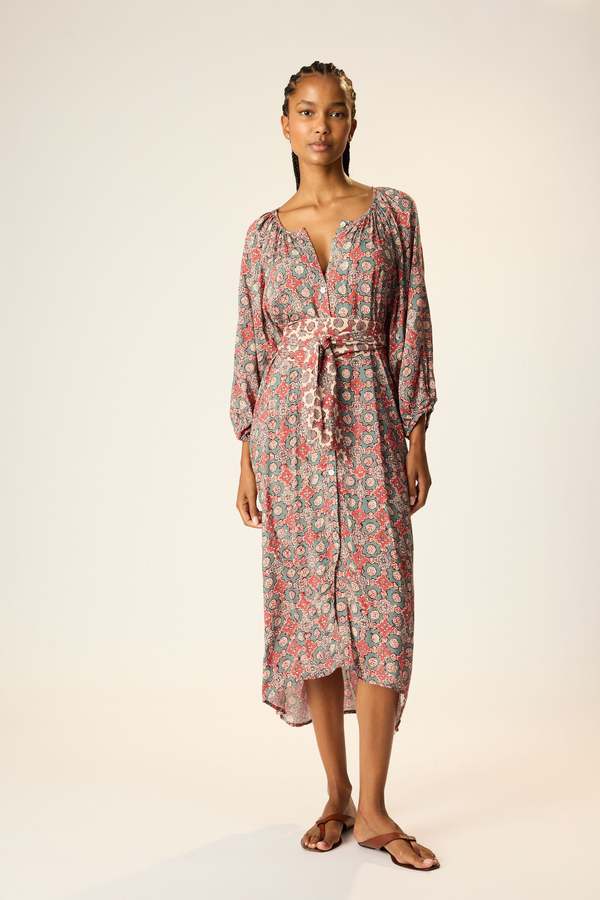 Natalie Martin Alex Dress in Spanish Tile Jade Dress | Garmentory
