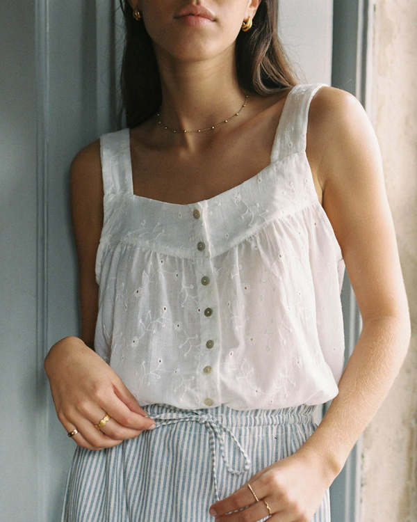 harly jae Nightie Tank - Snowflower | Garmentory