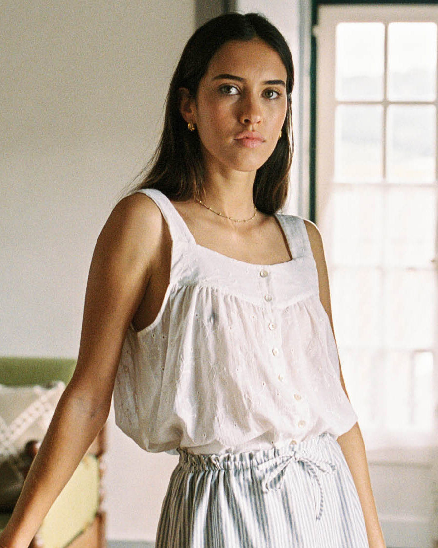 harly jae Nightie Tank - Snowflower | Garmentory