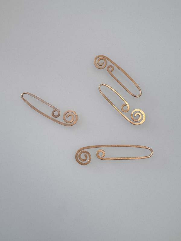 Fixed Air Brass Paper Clip Book Jewelry | Garmentory