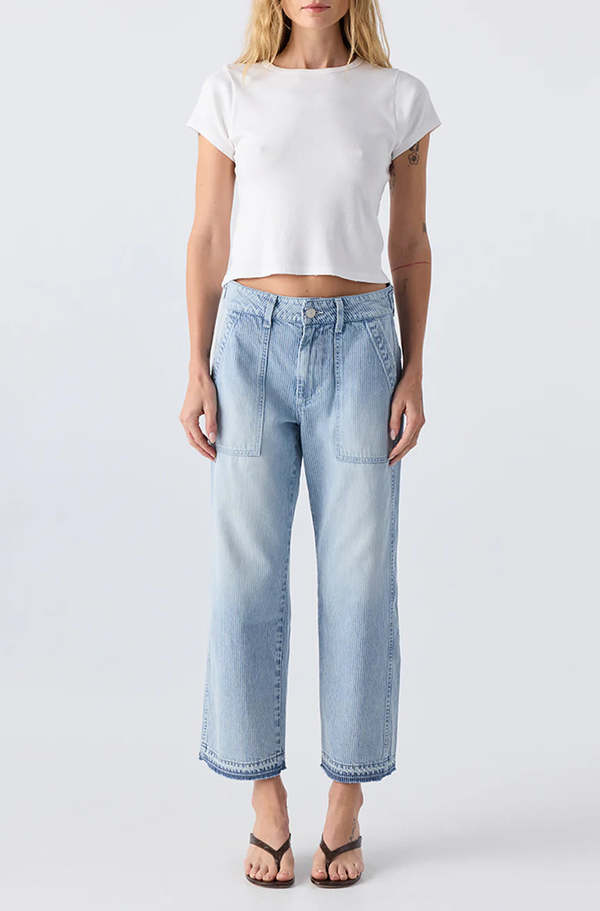 amo denim Easy Army Slouch Crop Trousers | Garmentory