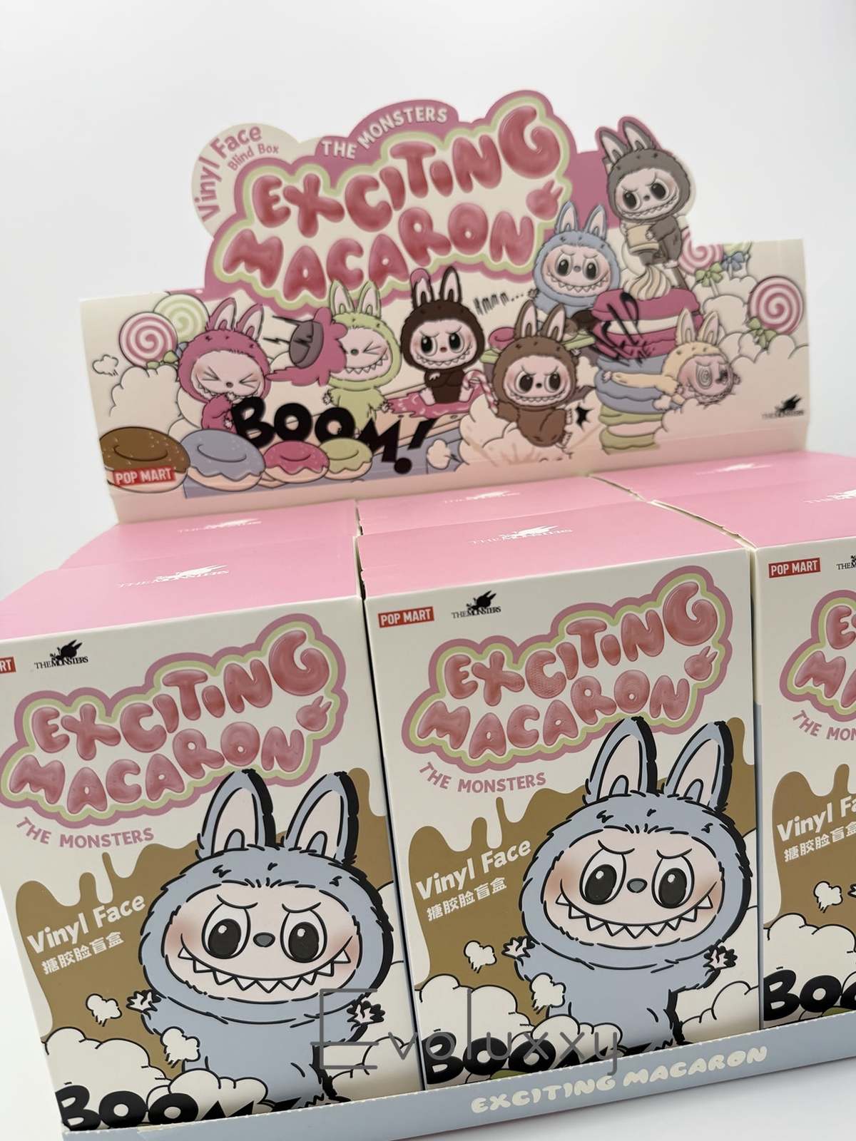 Popmart Labubu The Monsters Exciting Macaron Vinyl Face Blind Box ...