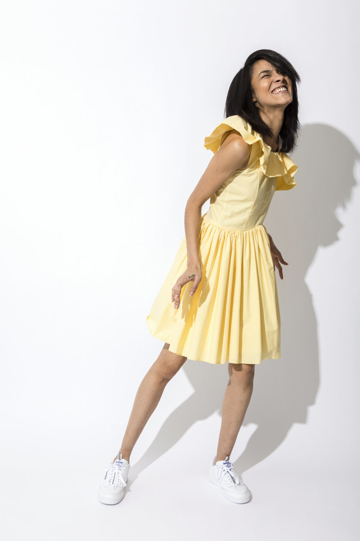 Pamplemousse NY Daisy Dress - YELLOW | Garmentory