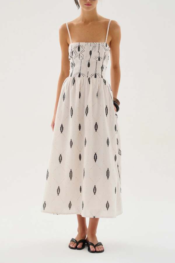 Maria Cher Torcuato Maive Dress - Ecru | Garmentory