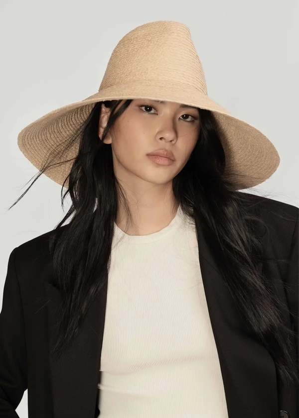 Janessa Leone Tinsley Bucket Hat - Natural | Garmentory