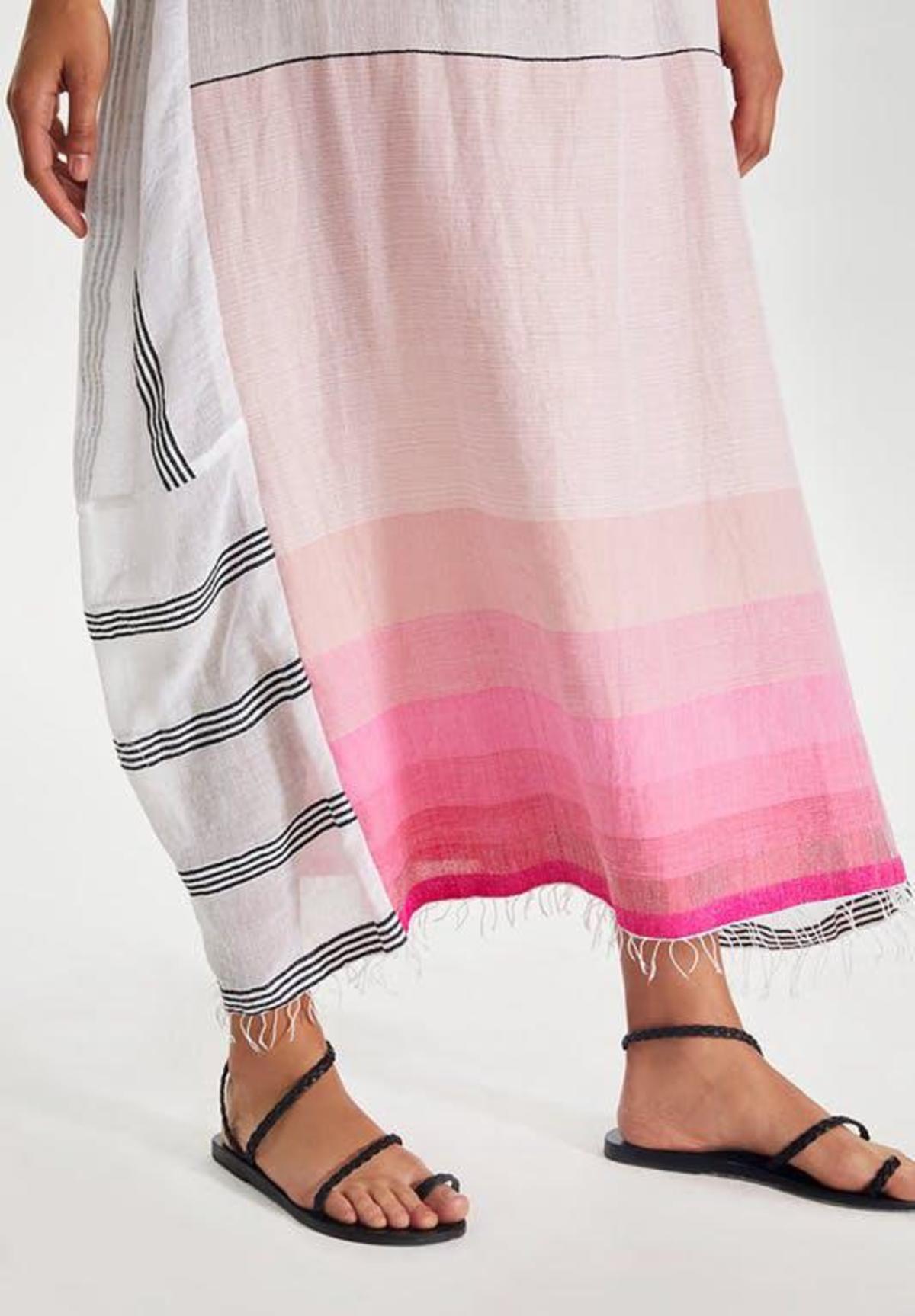 Lemlem Zena Slip Dress - Raspberry | Garmentory