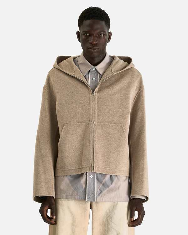 Acne Studios Hooded Cashmere Jacket | Garmentory