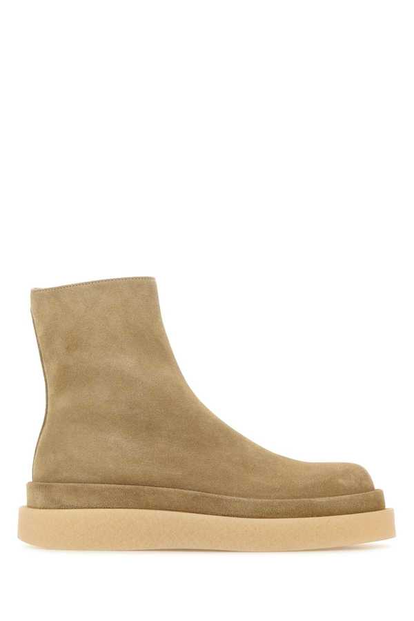 Jil Sander Sand Suede Ankle Boots - Sand | Garmentory