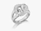 Sheryl Lowe Love Knot with Diamond Center Ring | Garmentory