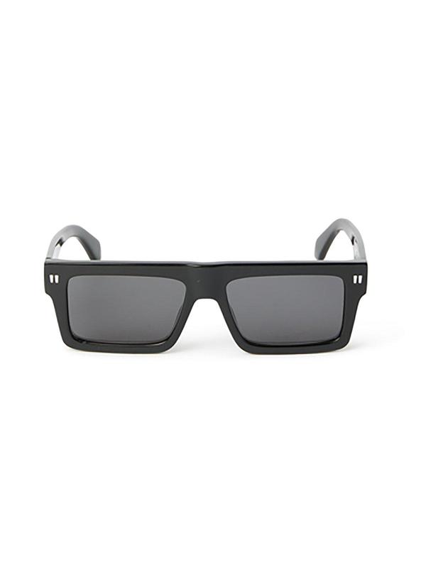 Off-White Rectangular Frame Sunglasses - 1007 Black Dark Grey | Garmentory