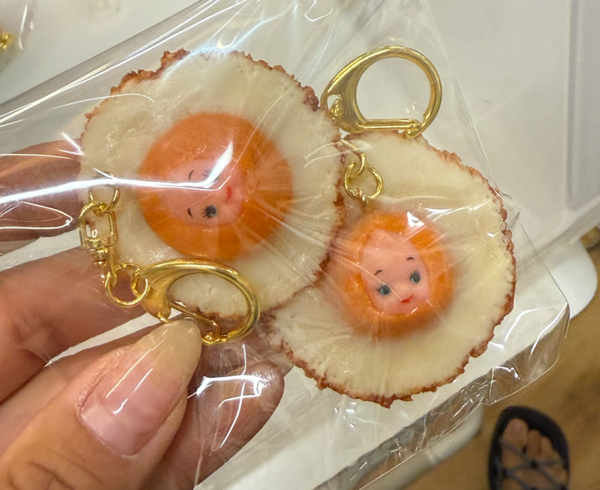 Otonamiya Fried Egg Kewpie Keychain - Awake | Garmentory