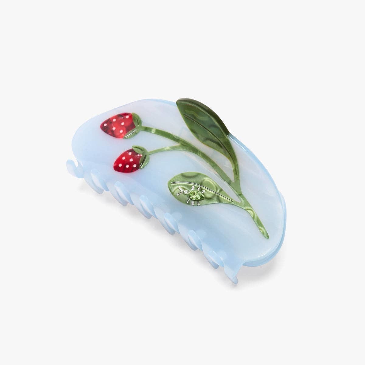 Winona Irene Forest Berry Strawberry Jewel Beetle Acetate Hair Claw ...