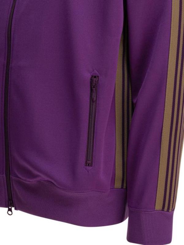 Needles Purple Leather Jacket - Purple | Garmentory