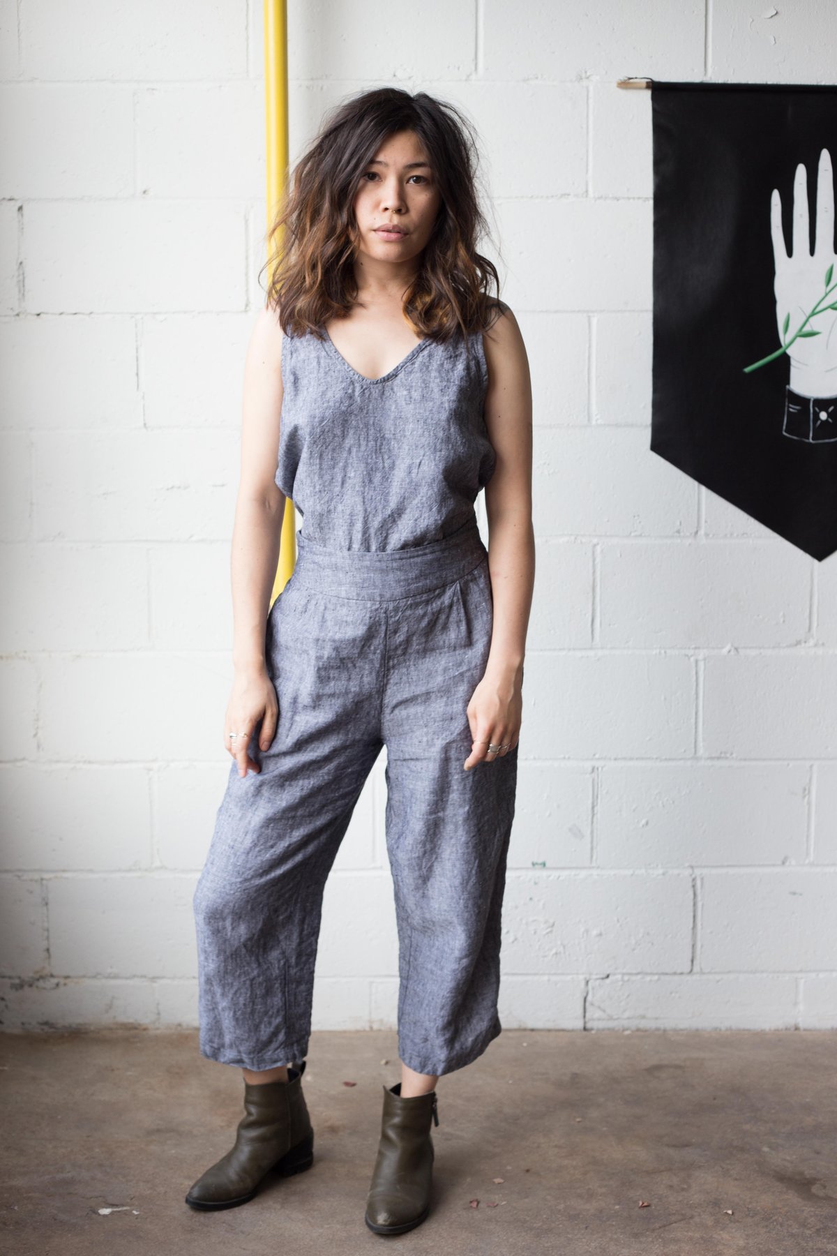 Amanda Moss Pippa Tank - Black Mix | Garmentory