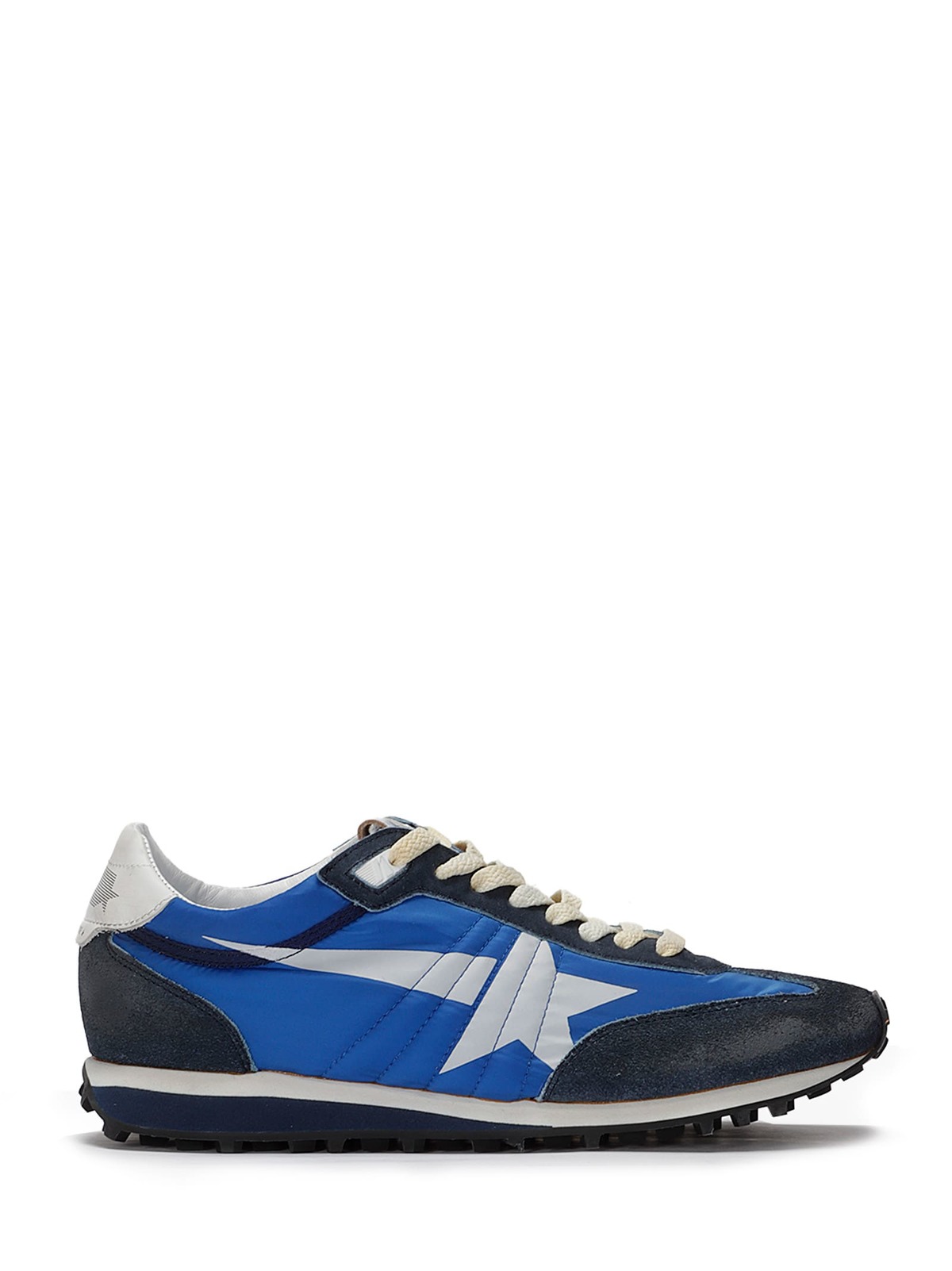 Golden Goose Running Marathon Nylon Upper Suede Sneakers - Royal Blue ...