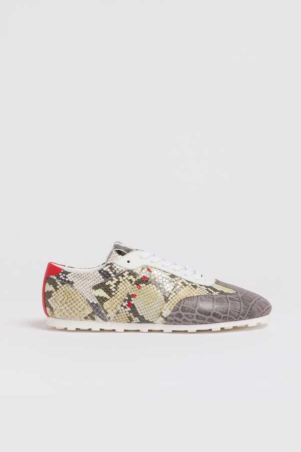 Marni Printed Python Sneakers | Garmentory