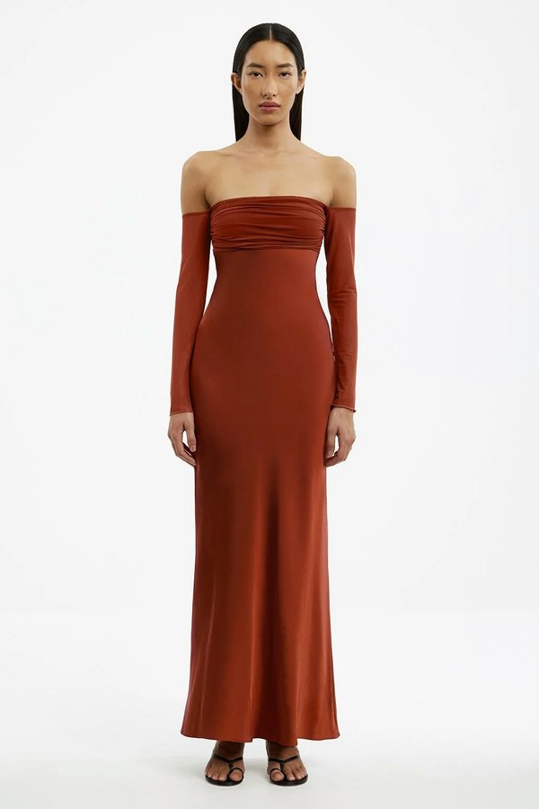 Significant Other Brianna Maxi Dress - Clove | Garmentory