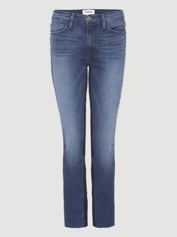 LE HIGH STRAIGHT GUSSET RAW EDGE SPLIT ELAINE | Garmentory