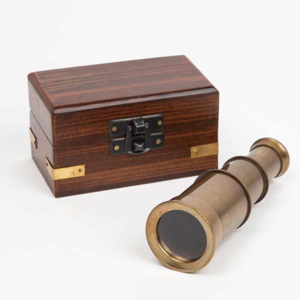 Ten Thousand Villages Mini Telescope & Box | Garmentory