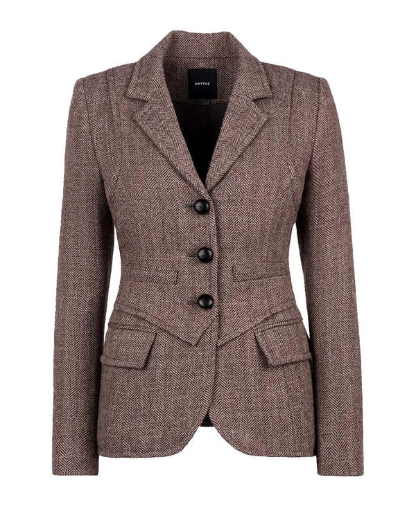 Smythe Three Button Blazer - Brown | Garmentory