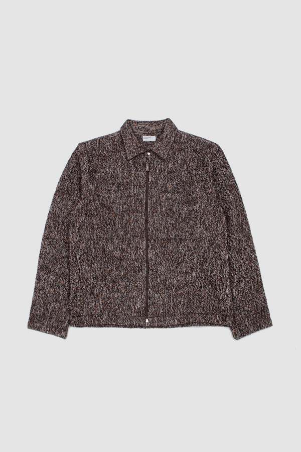 Universal Works Zip Shirt Sedona Tweed Shirt | Garmentory
