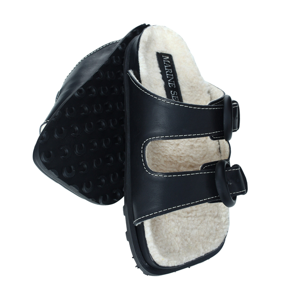 MARINE SERRE Vegetable Tanned Slide Sandal | Garmentory