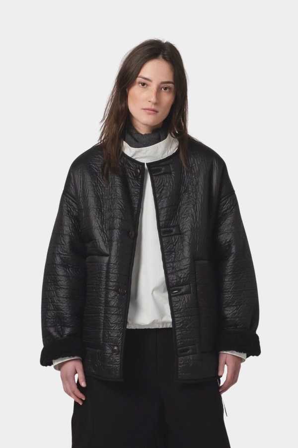 Girls of Dust Solar Reversible Jacket - Black | Garmentory