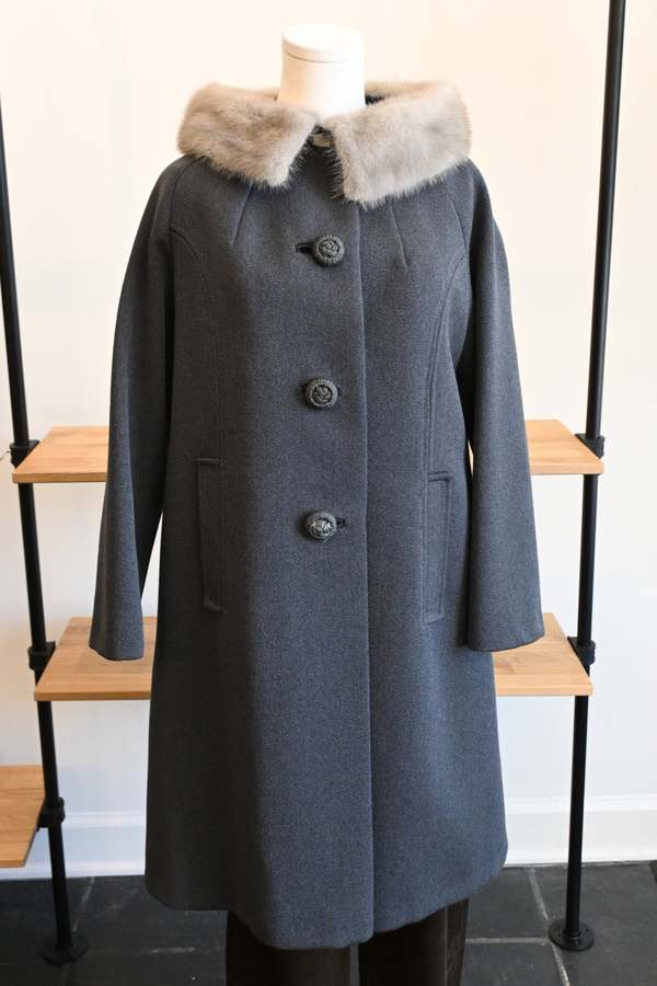 The Luxe Loop Union Label Wool Coat | Garmentory