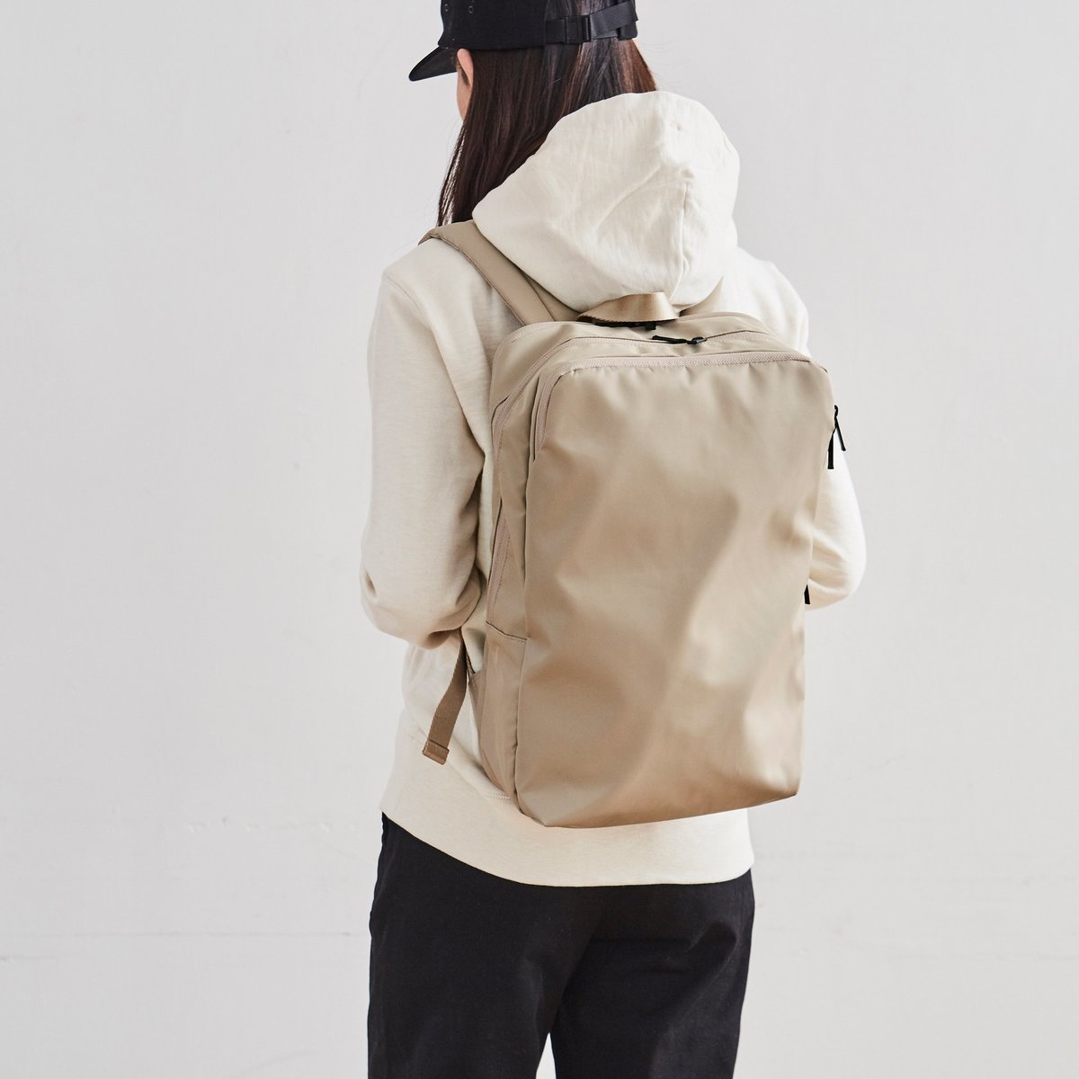 Poketo Simple Backpack - Beige | Garmentory