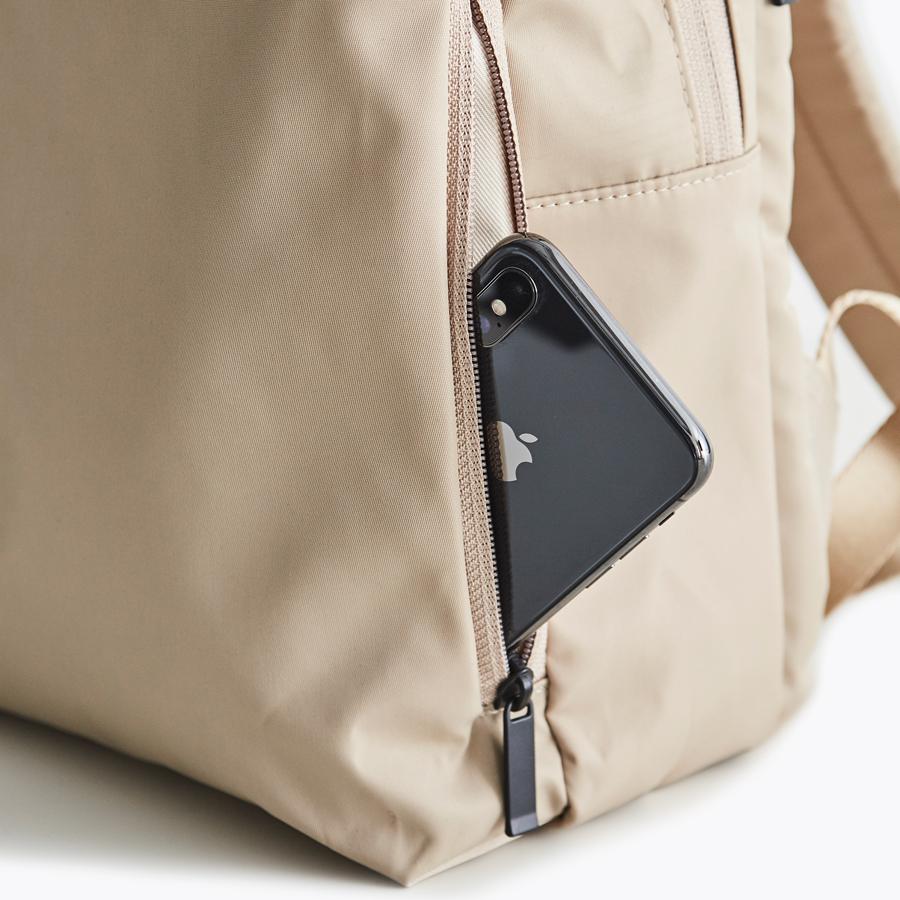 Poketo Simple Backpack - Beige | Garmentory