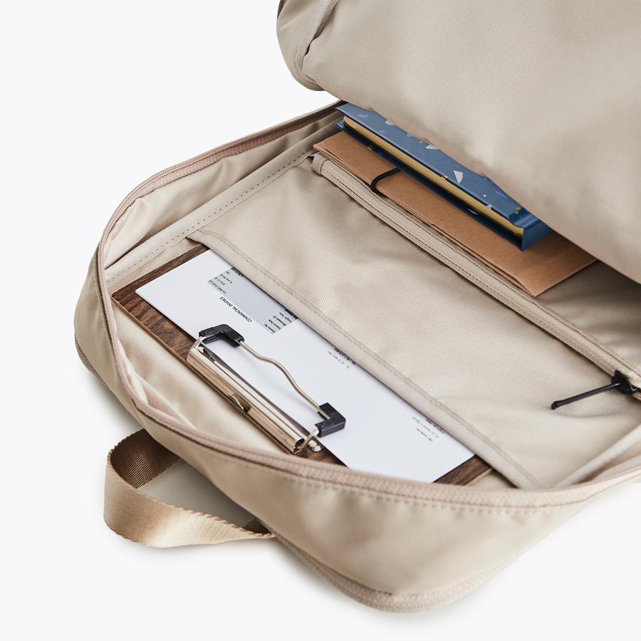 Poketo Simple Backpack - Beige | Garmentory