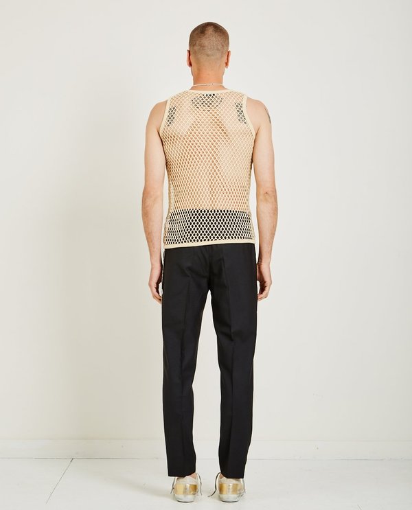 CMMN SWDN NET TANK TOP - BEIGE | Garmentory