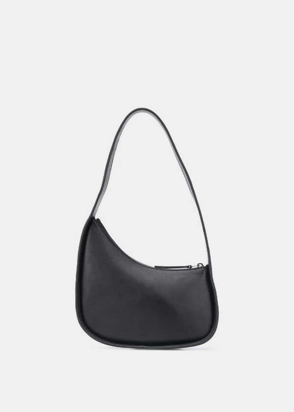 The Row Half Moon Shoulder Bag - Black | Garmentory
