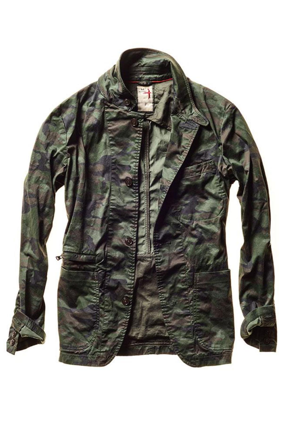 RELWEN Utility Trap Blazer - CAMO OLIVE | Garmentory