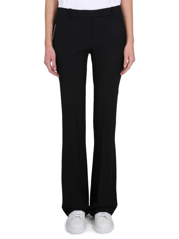 Alexander McQueen Tight Bootcut Pants - Nero | Garmentory