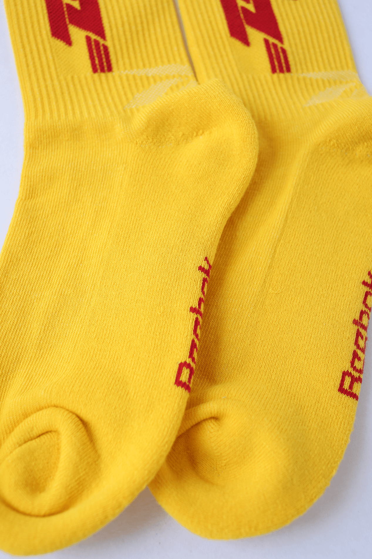 Vetements DHL Socks - Yellow | Garmentory