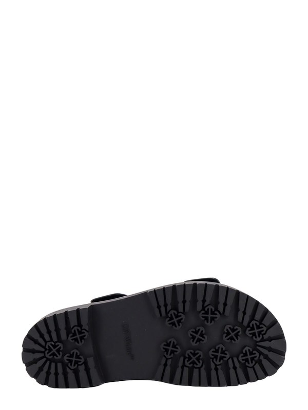 Off-White Metal Arrow Sandals - Black | Garmentory