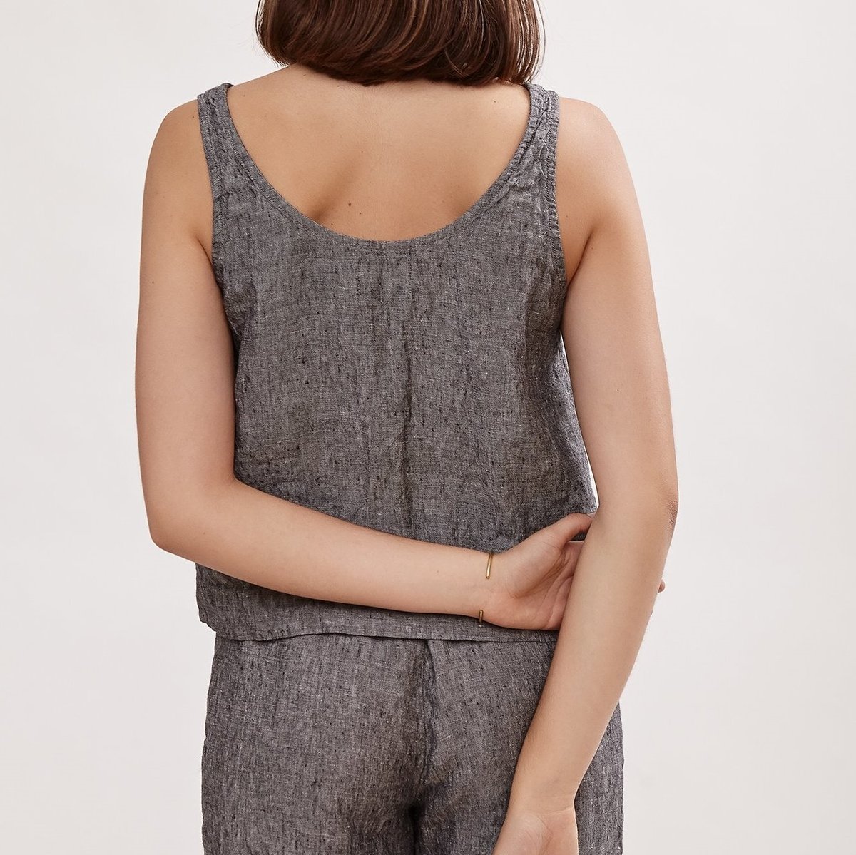 Amanda Moss Pippa Tank - BLACK MIX | Garmentory