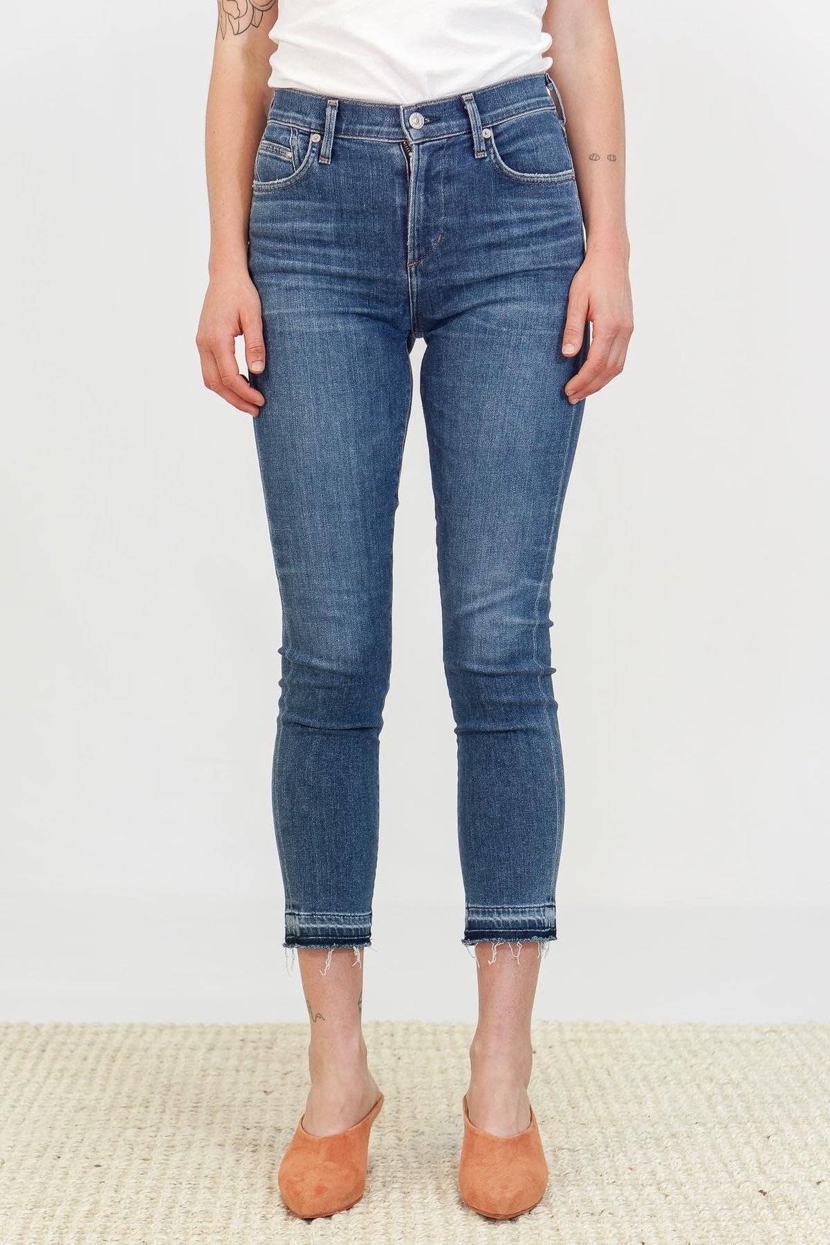 Citizens of Humanity Rocket Crop High Rise Skinny - Hotline | Garmentory