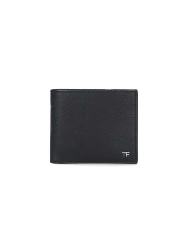 Tom Ford Bi-fold Logo Wallet - Black | Garmentory