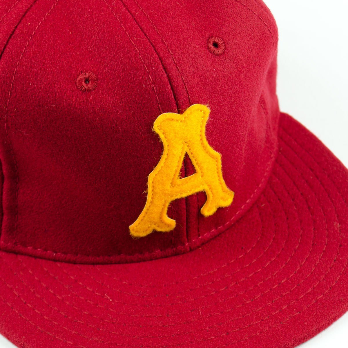 Ebbets - Amarillo Gold Sox 1961 Adjustable Cap - Burgundy Wool | Garmentory