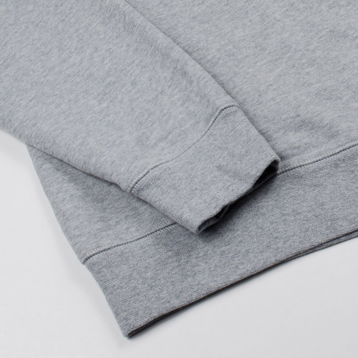 Sunspel Loopback Sweatshirt - Grey Melange | Garmentory