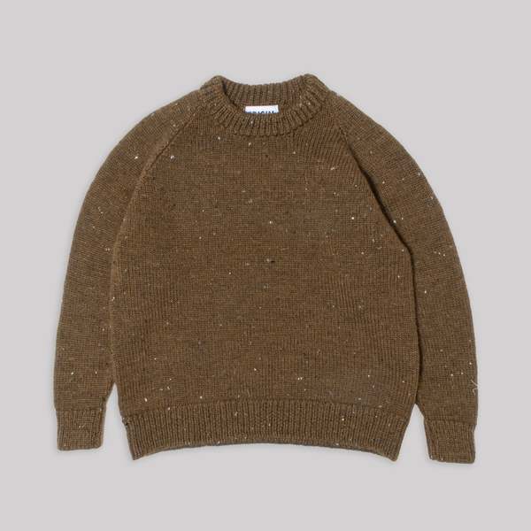 Origin Knitwear British Wool Raglan Chunky Jumper | Garmentory