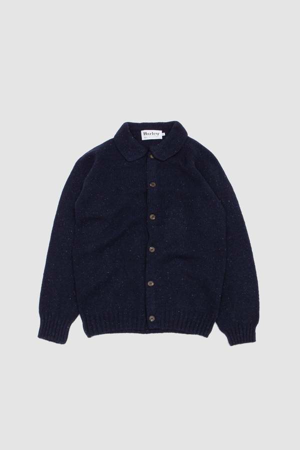 Harley of Scotland High Button Cardigan Jura Cardigan | Garmentory