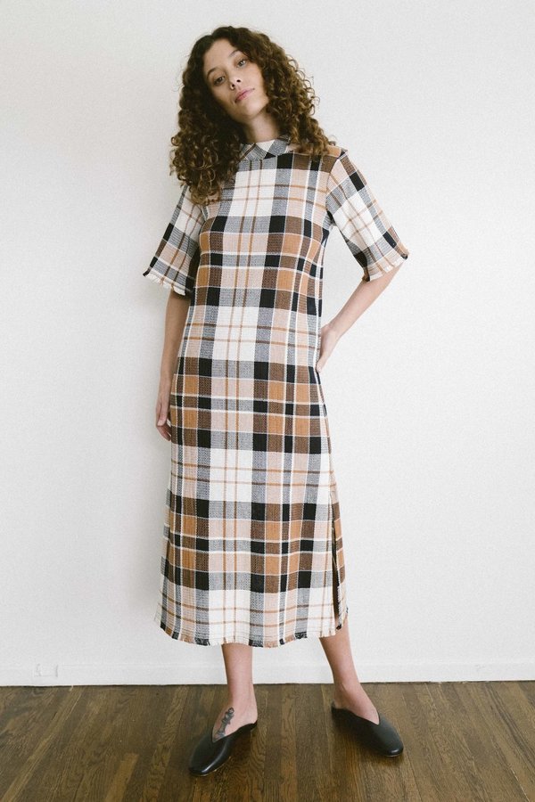 Maria Stanley Maude Dress - Plaid | Garmentory