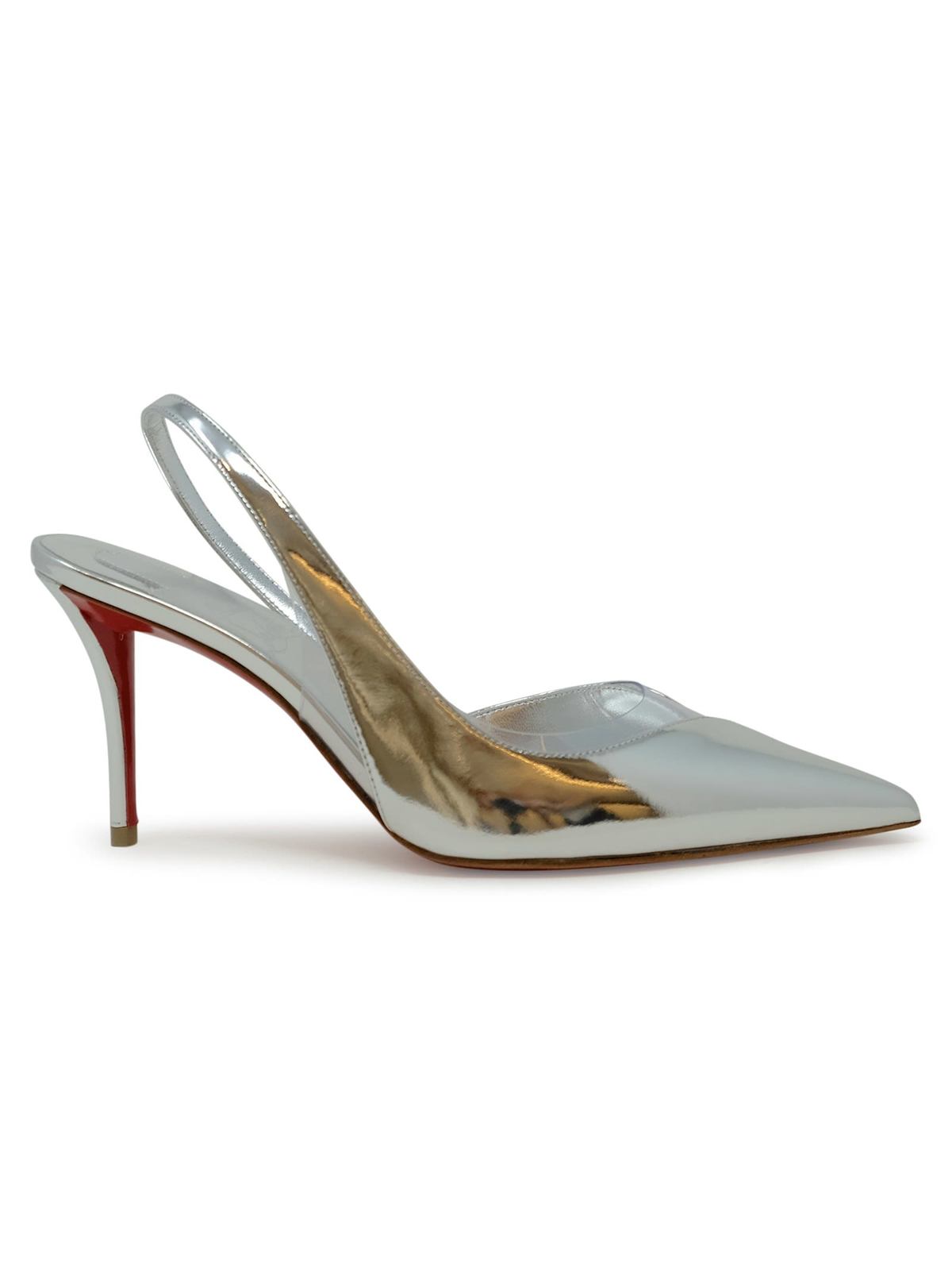 Christian Louboutin Posticha 80 Pumps - Silver | Garmentory